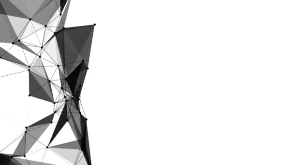 Abstract technology plexus stylish dynamic digital background. loop ⬇ ...