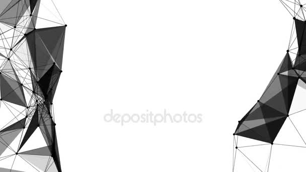 Abstract technology plexus stylish dynamic digital background. loop ⬇ ...