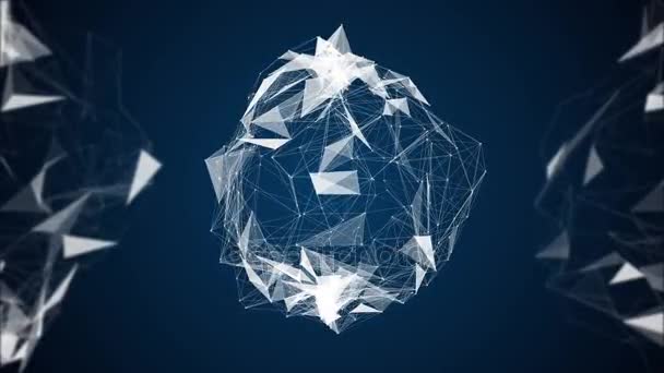 Abstract technology plexus stylish dynamic digital background. loop ⬇ Video by © mikiel Stock ...