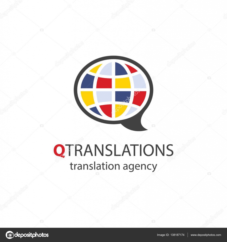 Translation agency logo Stock Vector Image by ©imassimo82 #138187174