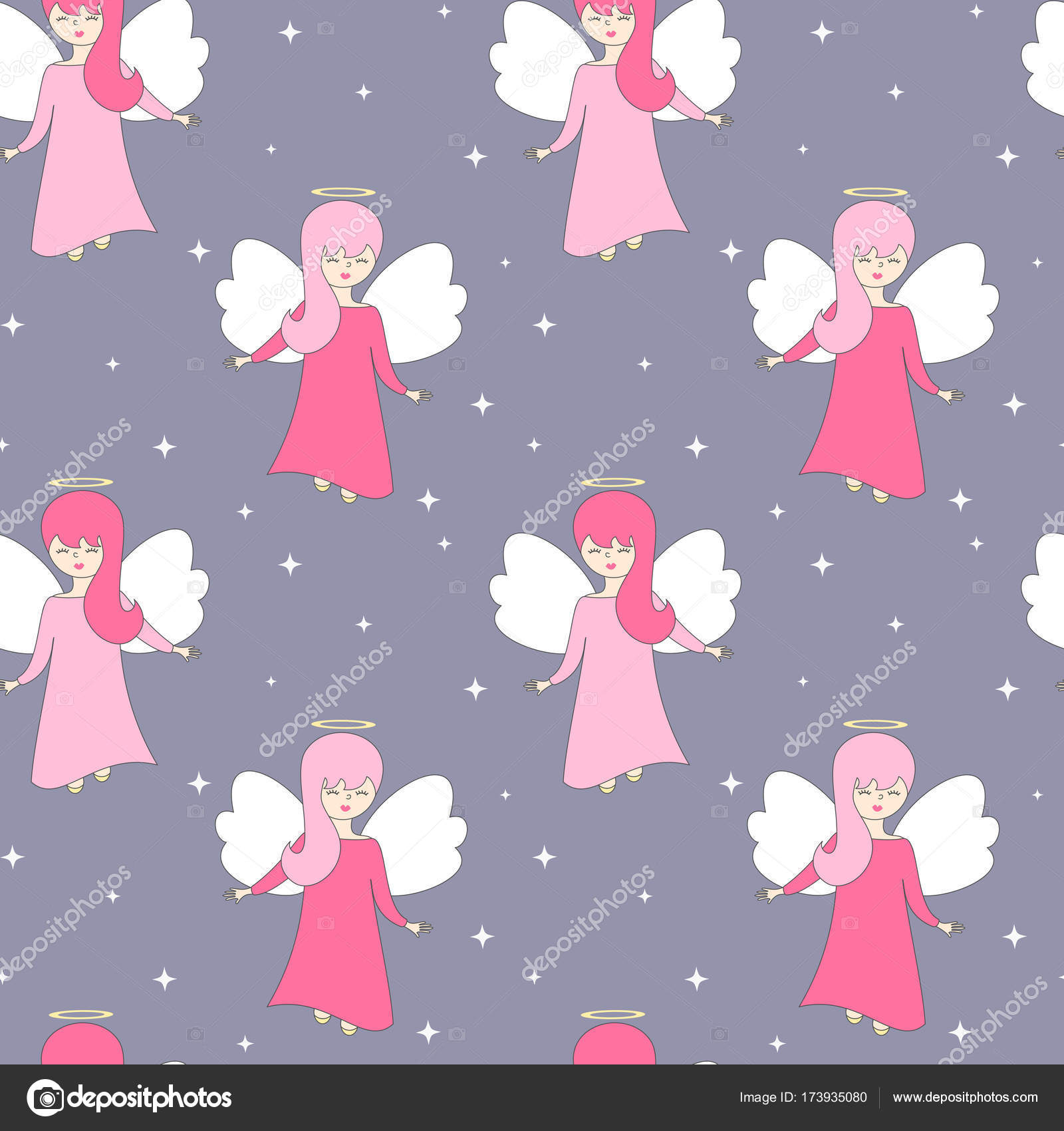 Cute lovely cartoon seamless vector pattern background illustration ...