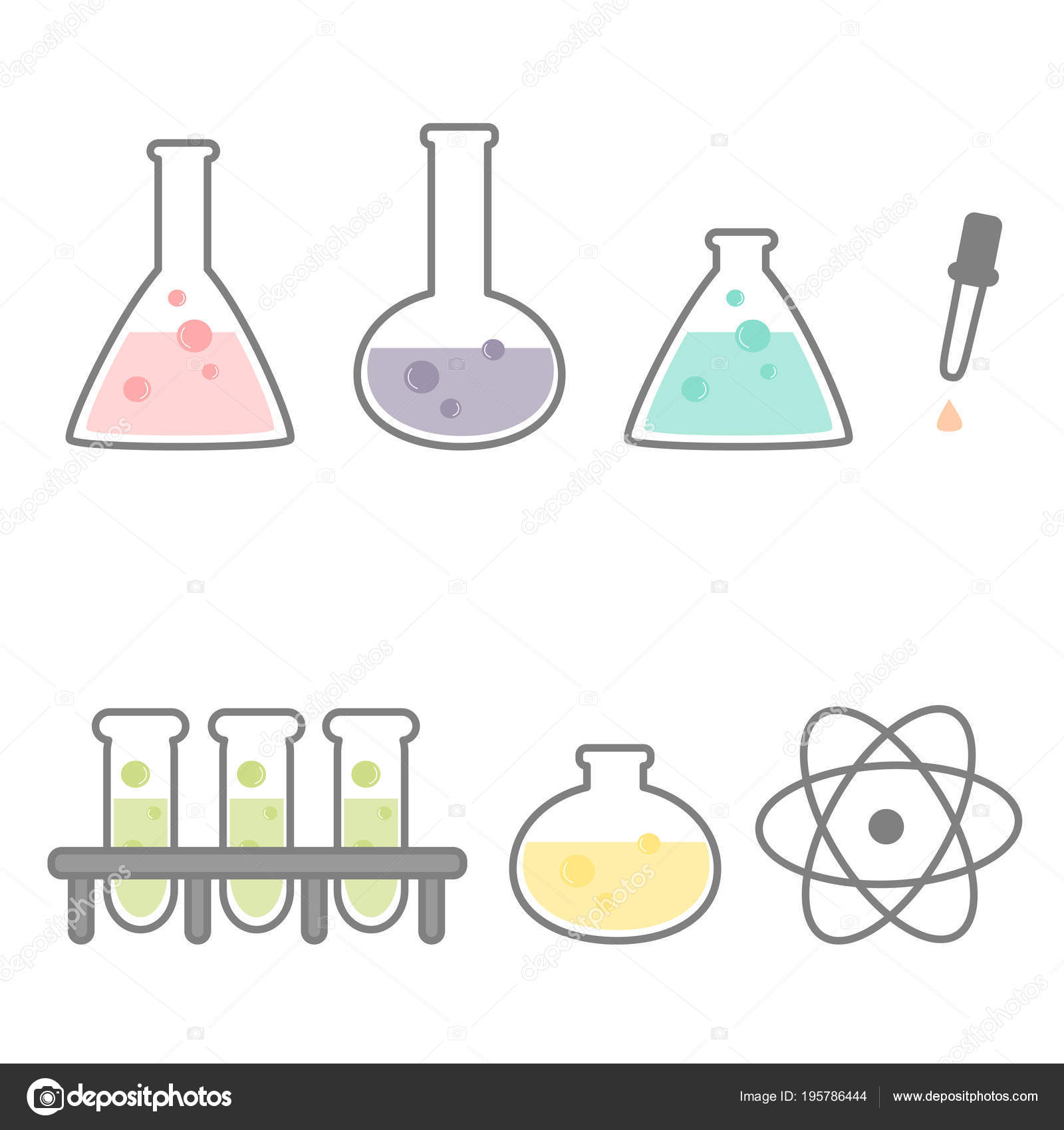 Cartoon Chemistry Set
