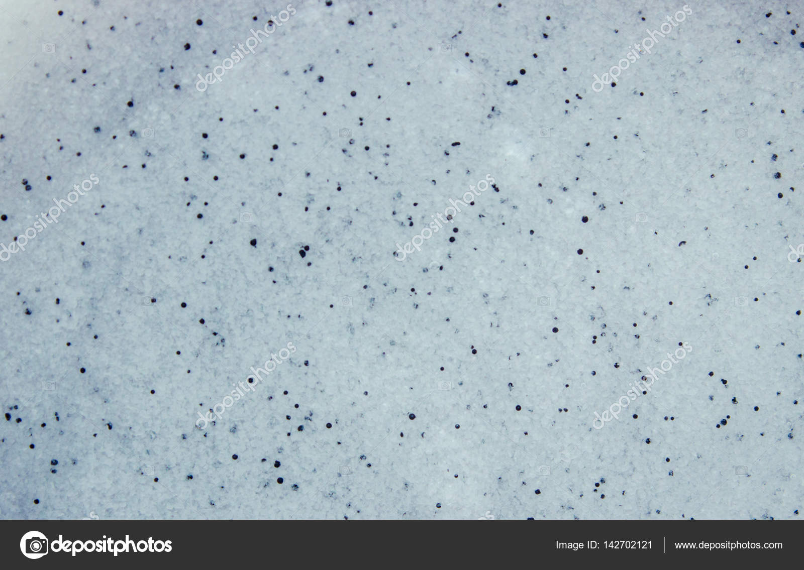 Body scrub with exfoliating particles. Selective focus. Closeup. Stock ...