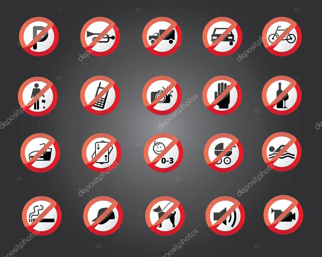 signos y símbolos de prohibición 2022