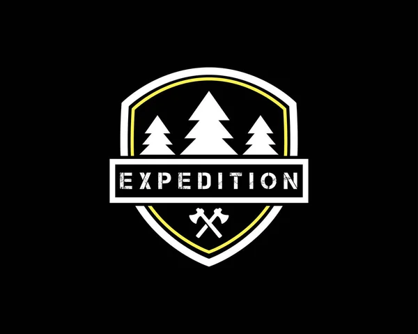 Expedition logo imágenes de stock de arte vectorial | Depositphotos