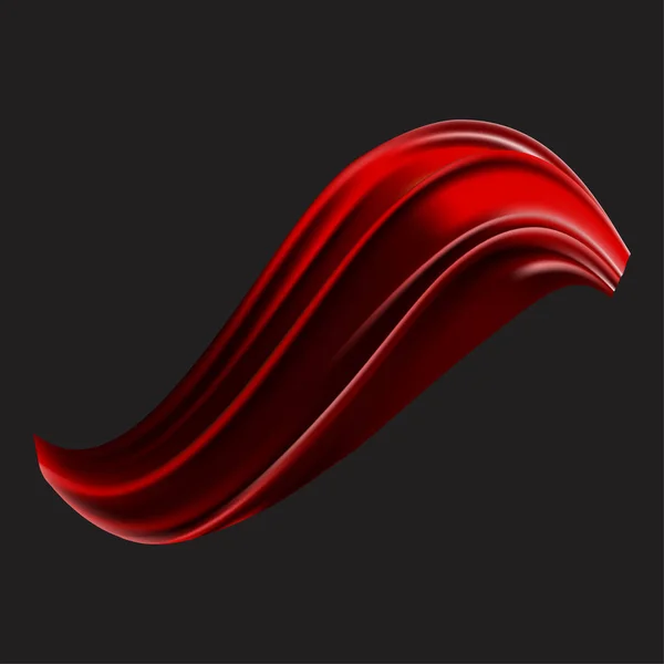 Red ribbon wave Vector Art Stock Images | Depositphotos