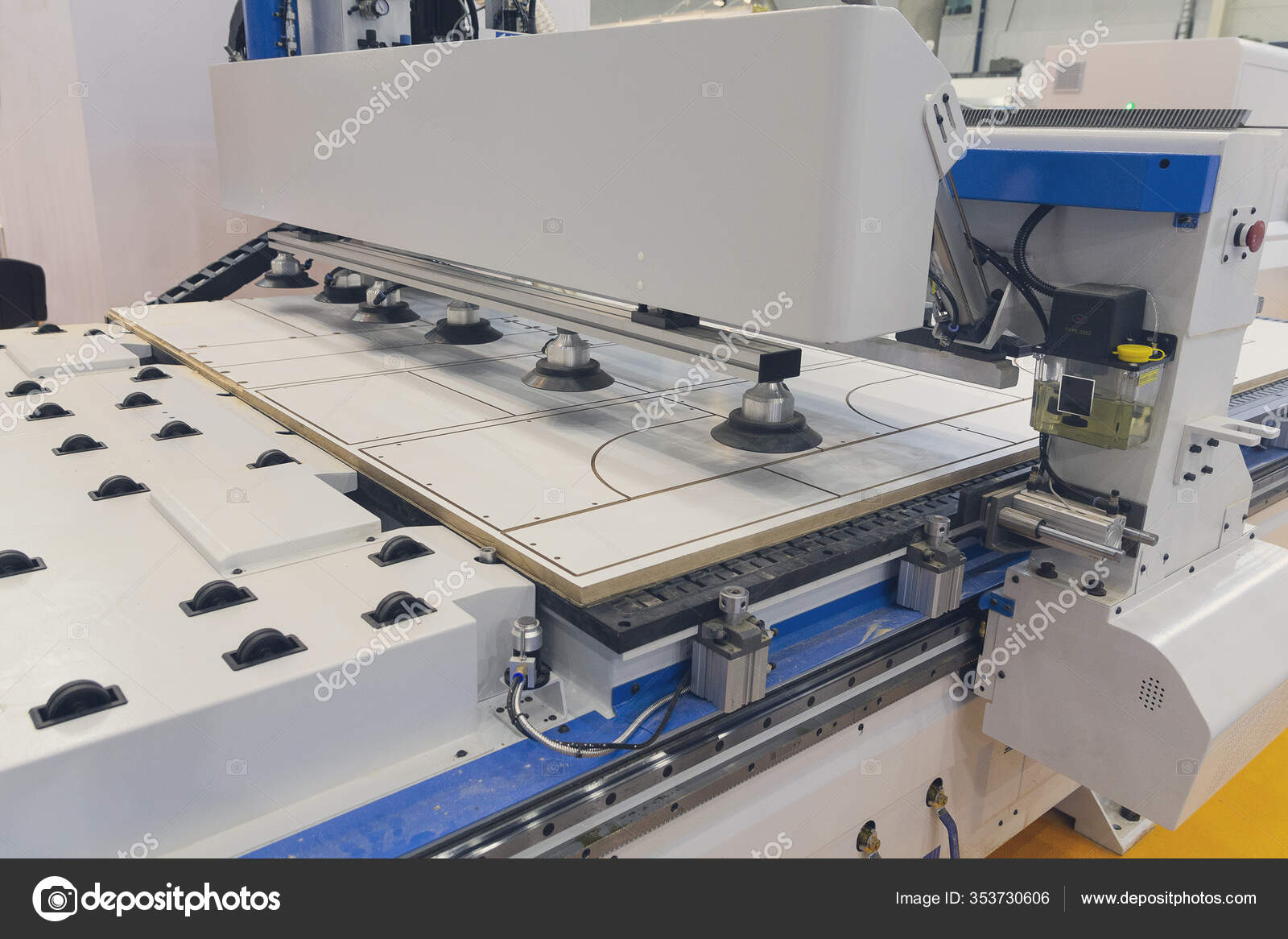 Machine Tools Format Cutting Cut Chipboard Furniture Shop Industry ...