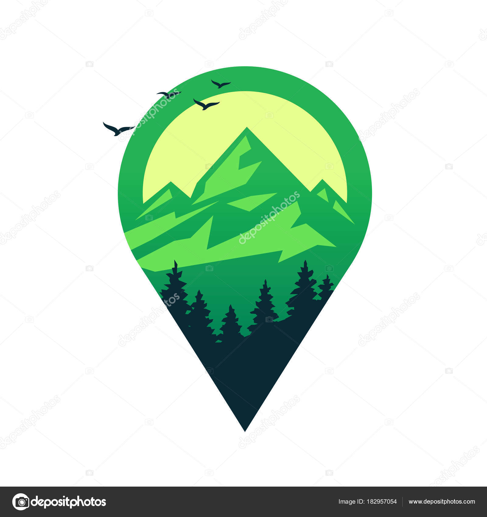 Mountain Map Icon