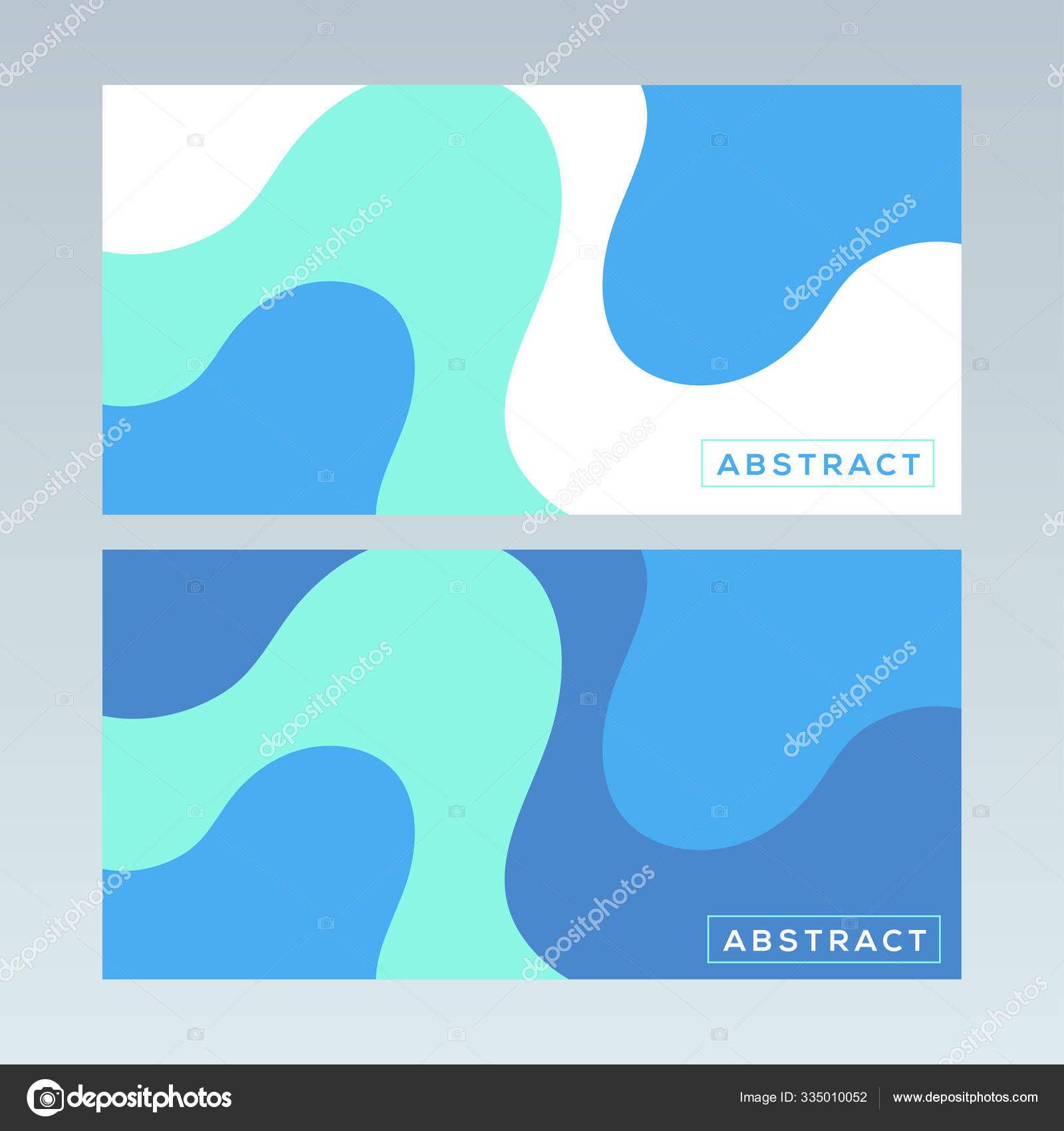Blue Abstract Banner Design Vector Illustration Stock Vector Image by ...