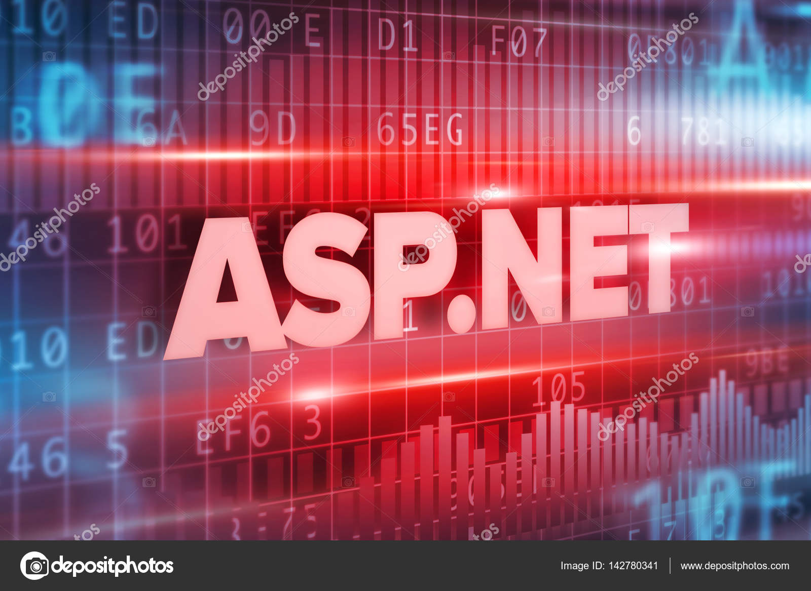 ASP.NET abstract concept red text re dbackground Stock Photo by ©info@crashmedia.fi 142780341
