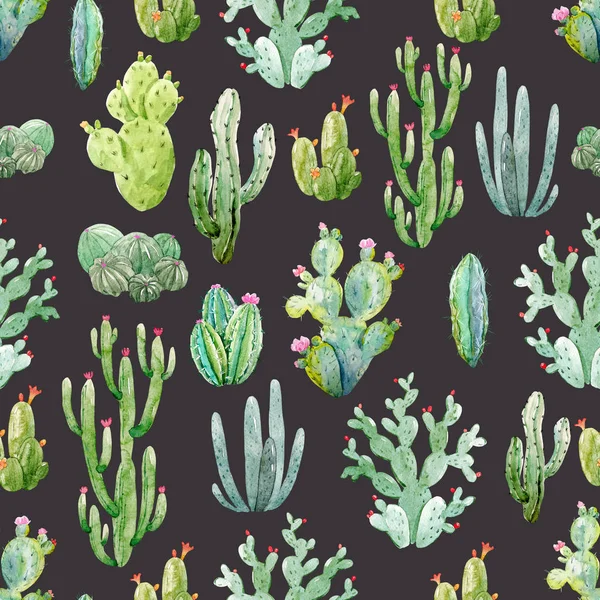 Cute cactus print | Seamless cute cactus print pattern background ...