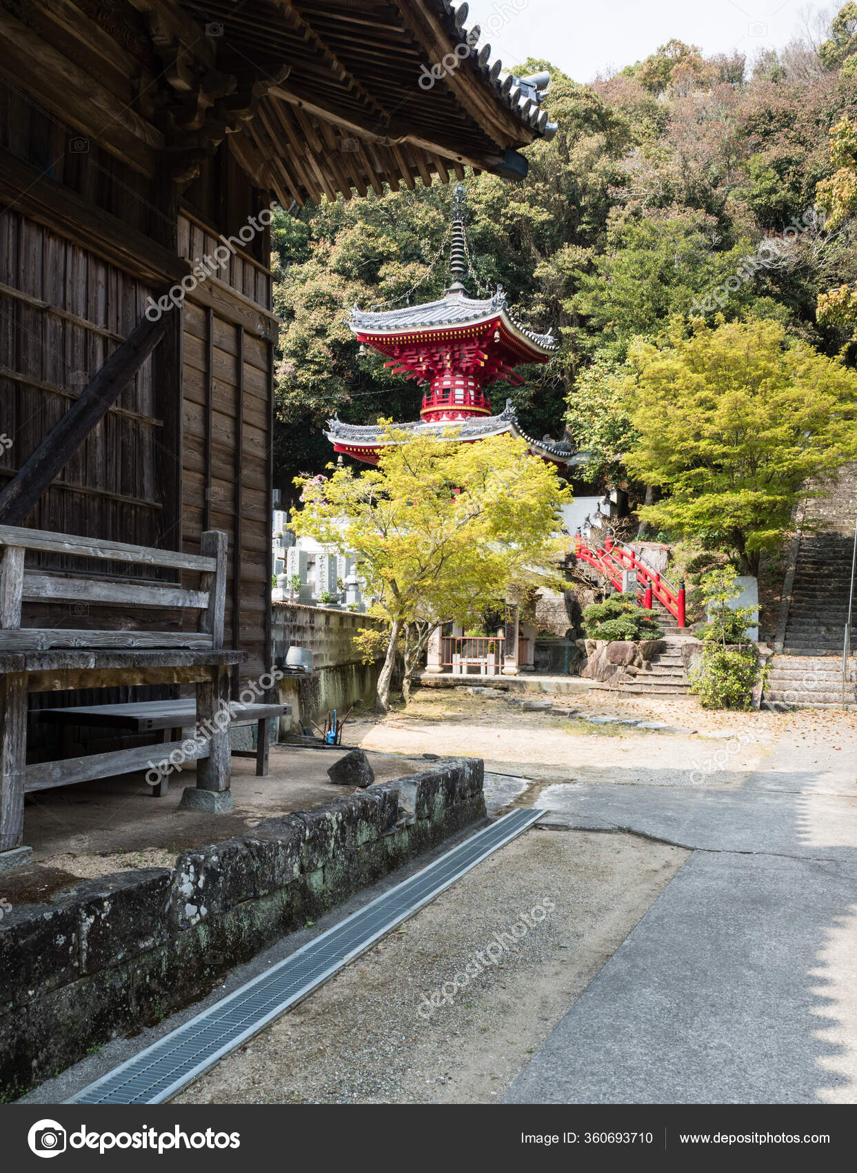 Naruto Japan April 2018 Grounds Konsenji Temple Number Shikoku ...