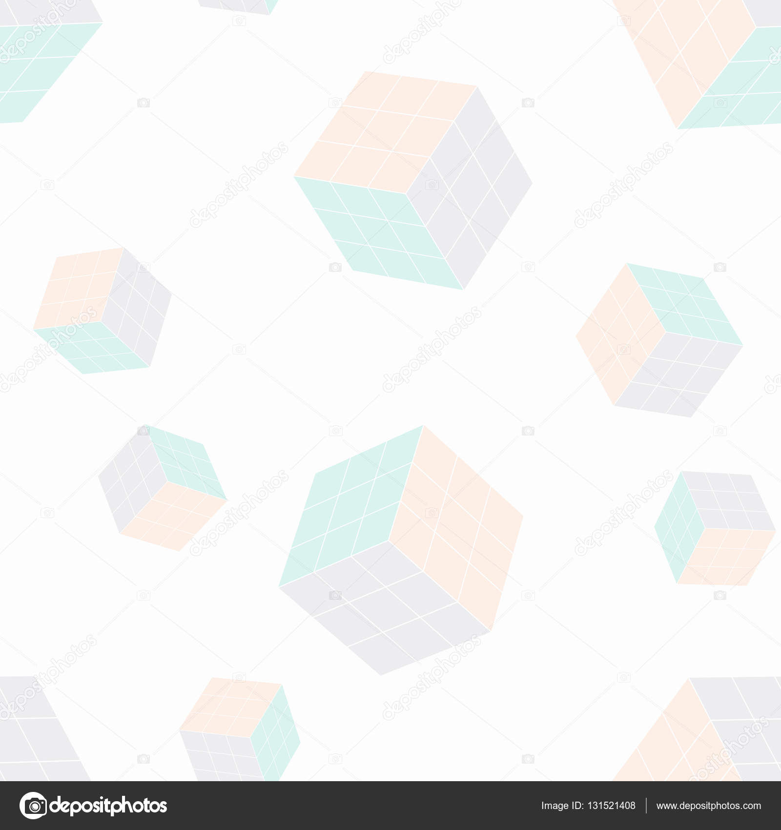 Pattern with colorful cubes Stock Vector Image by ©OlhaKostiuk #131521408