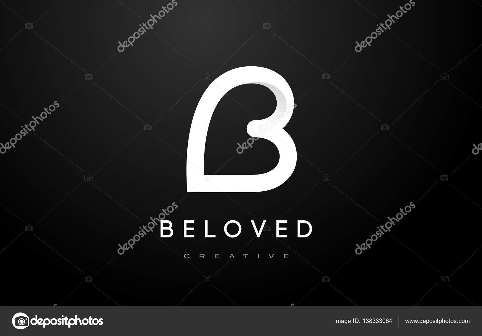 B-Logo. b Buchstabe Symbol Design-Vektor Stock-Vektorgrafik von ...