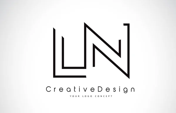 LN Letter Logo Design with Black Smoke. Stock Vector Image by ...