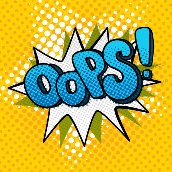 Oups images vectorielles, Oups vecteurs libres de droits | Depositphotos