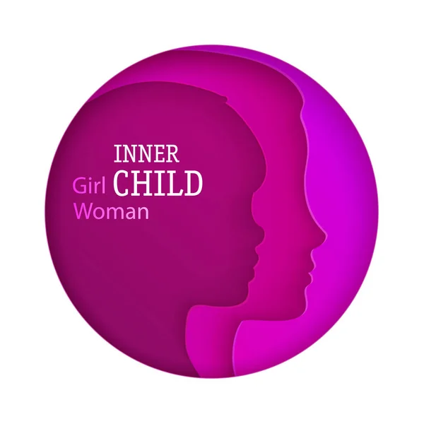 Concept of inner child. — Stock Vector © VectorStory #77082183