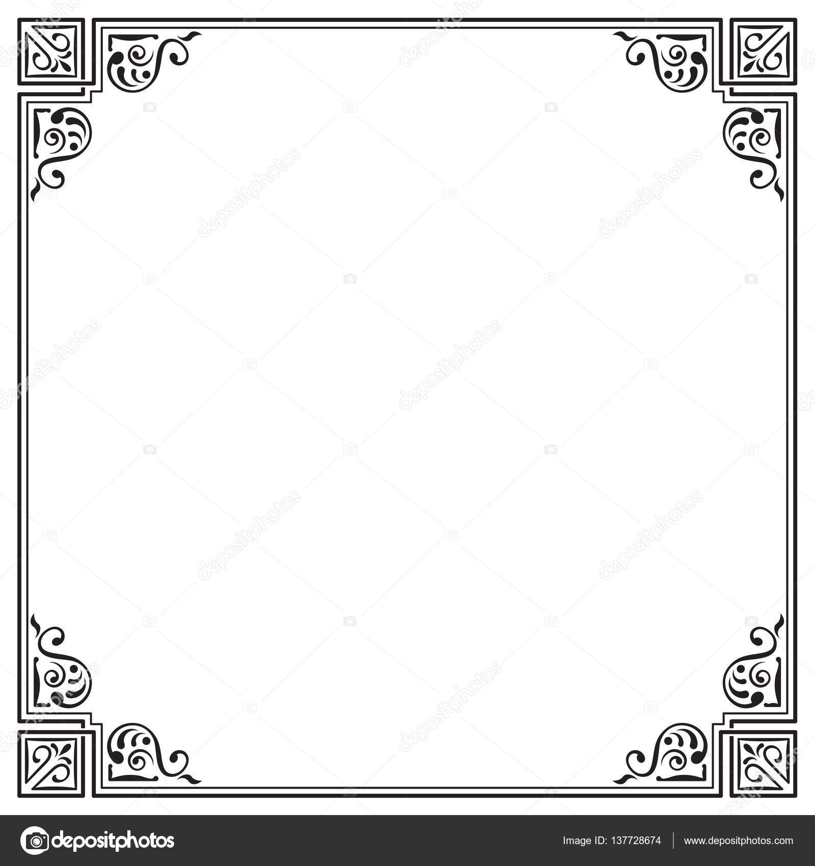 Ornate Square Picture Frame