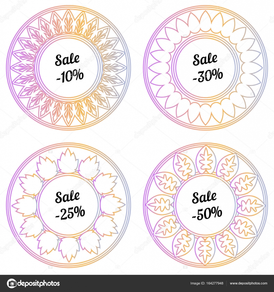 Circle frame of pink leaves isolated on white background. ECO shopping ...