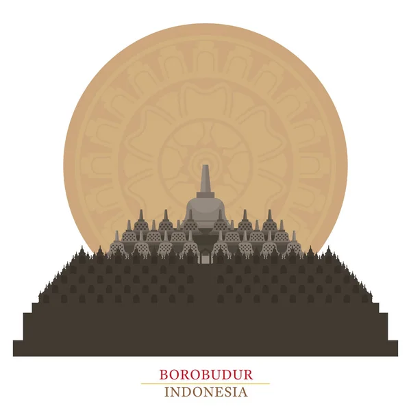 Borobudur temple Vector Art Stock Images | Depositphotos