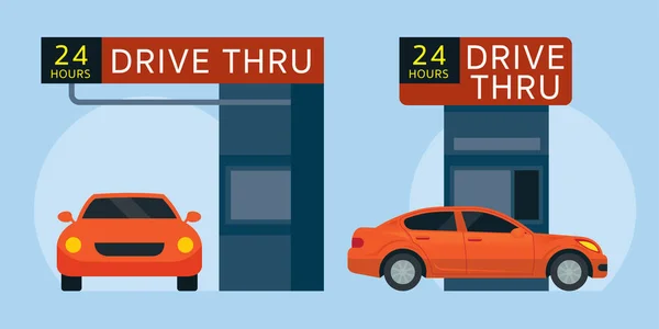 ᐈ Drive thru stock icon, Royalty Free drive thru vectors | download on ...