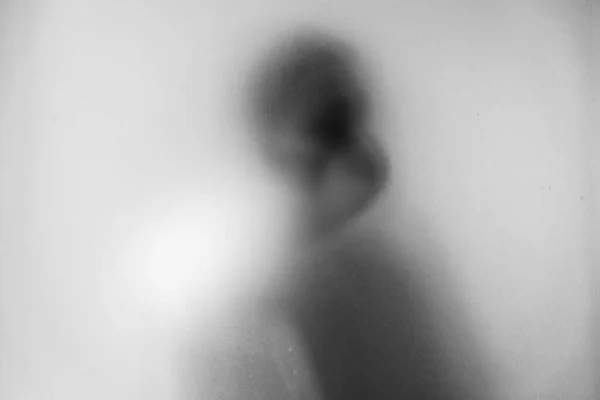 Shadow Blur Man Wear Mask Prevent Infection Background Fight ...