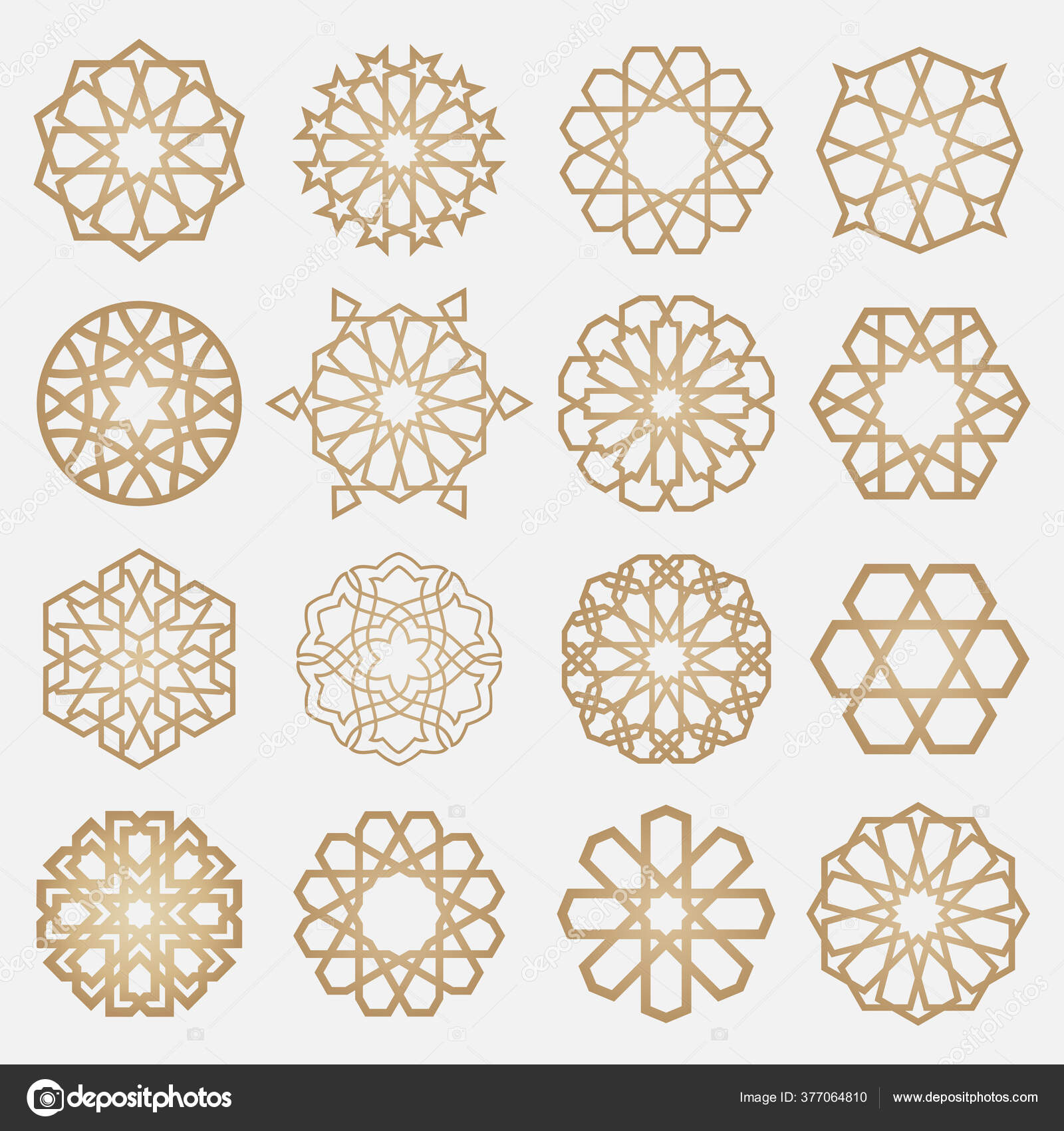 Vector Set Logo Design Templates Symbols Ornamental Arabic Style Ornate ... Vector Set Logo Design Templates Symbols Ornamental Arabic Style Ornate ...