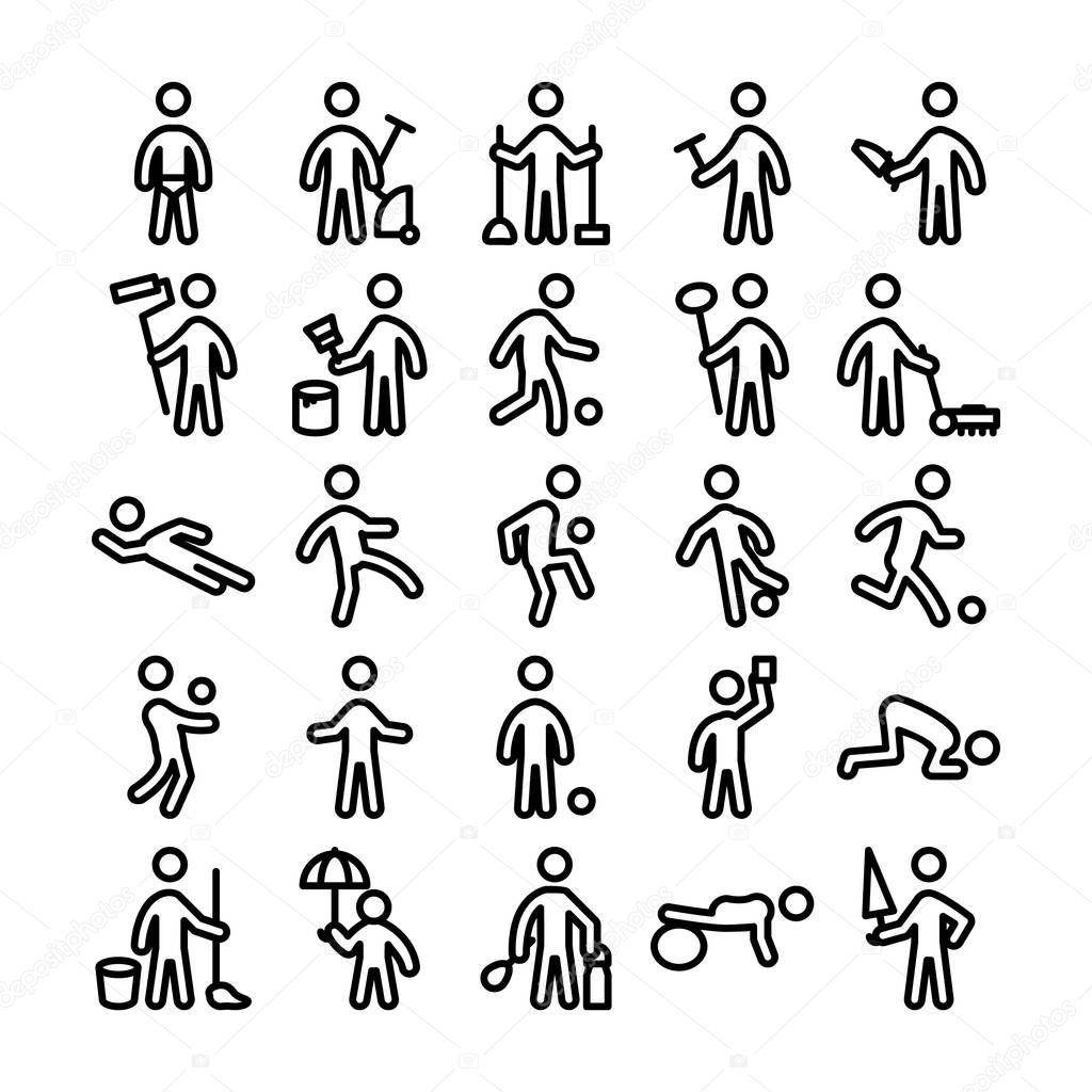 Pictogramas iconos vectoriales 5 2022