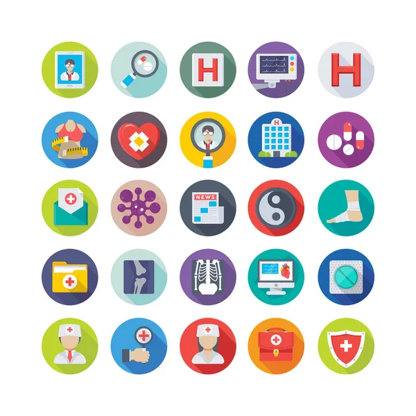 Medical and Health Colored Vector Icons 2 Stock Vector Image by ...