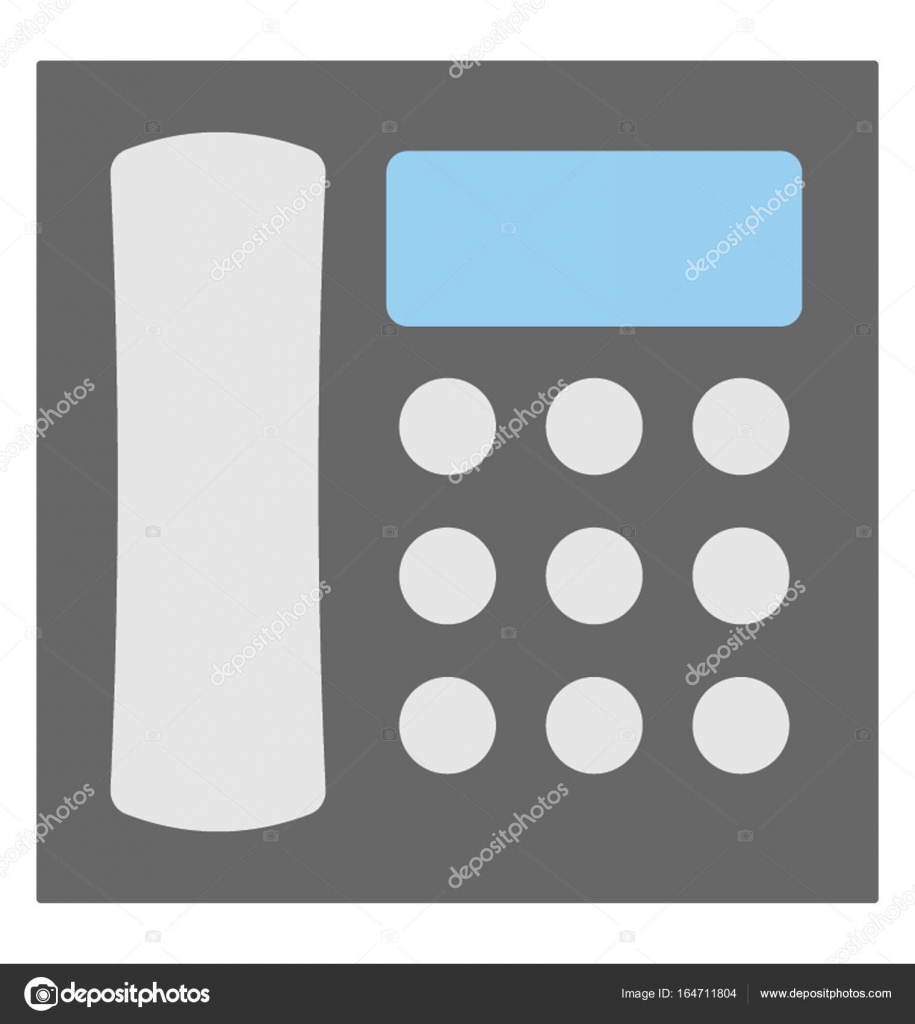 Landline Vector Icon Stock Vector by ©creativestall 164711804