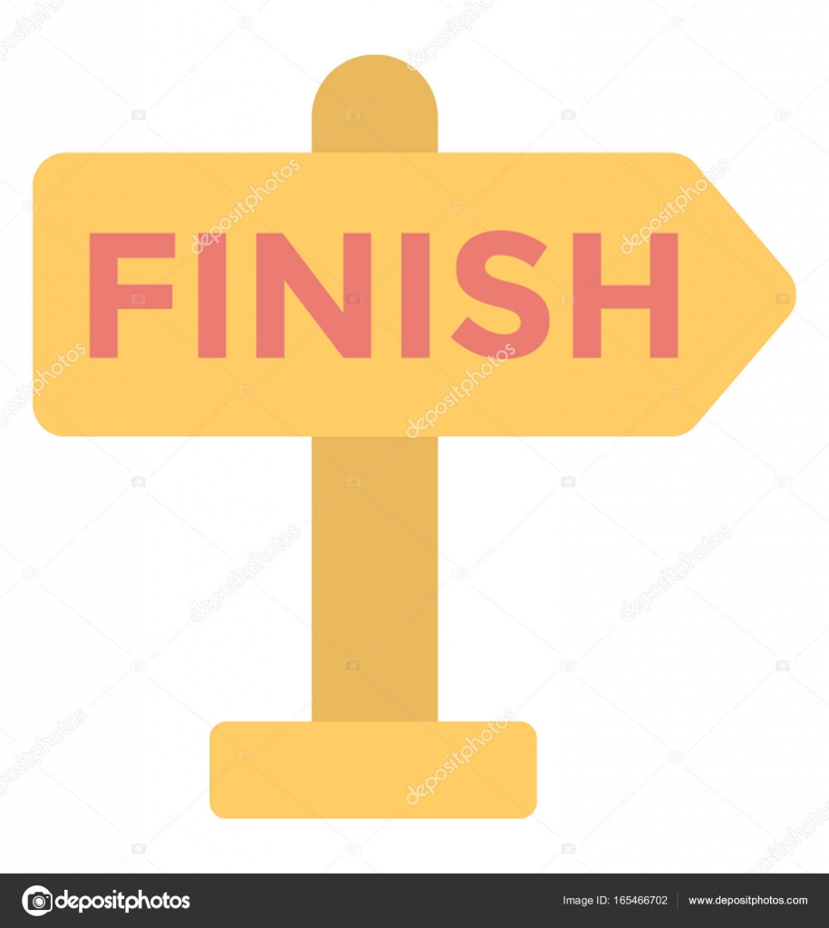 Finish Vector Icon — Stock Vector © creativestall #165466702 Finish Vector Icon — Stock Vector © creativestall #165466702