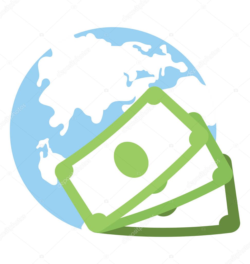 Global Banking Vector Icon — Stock Vector © creativestall #165664524