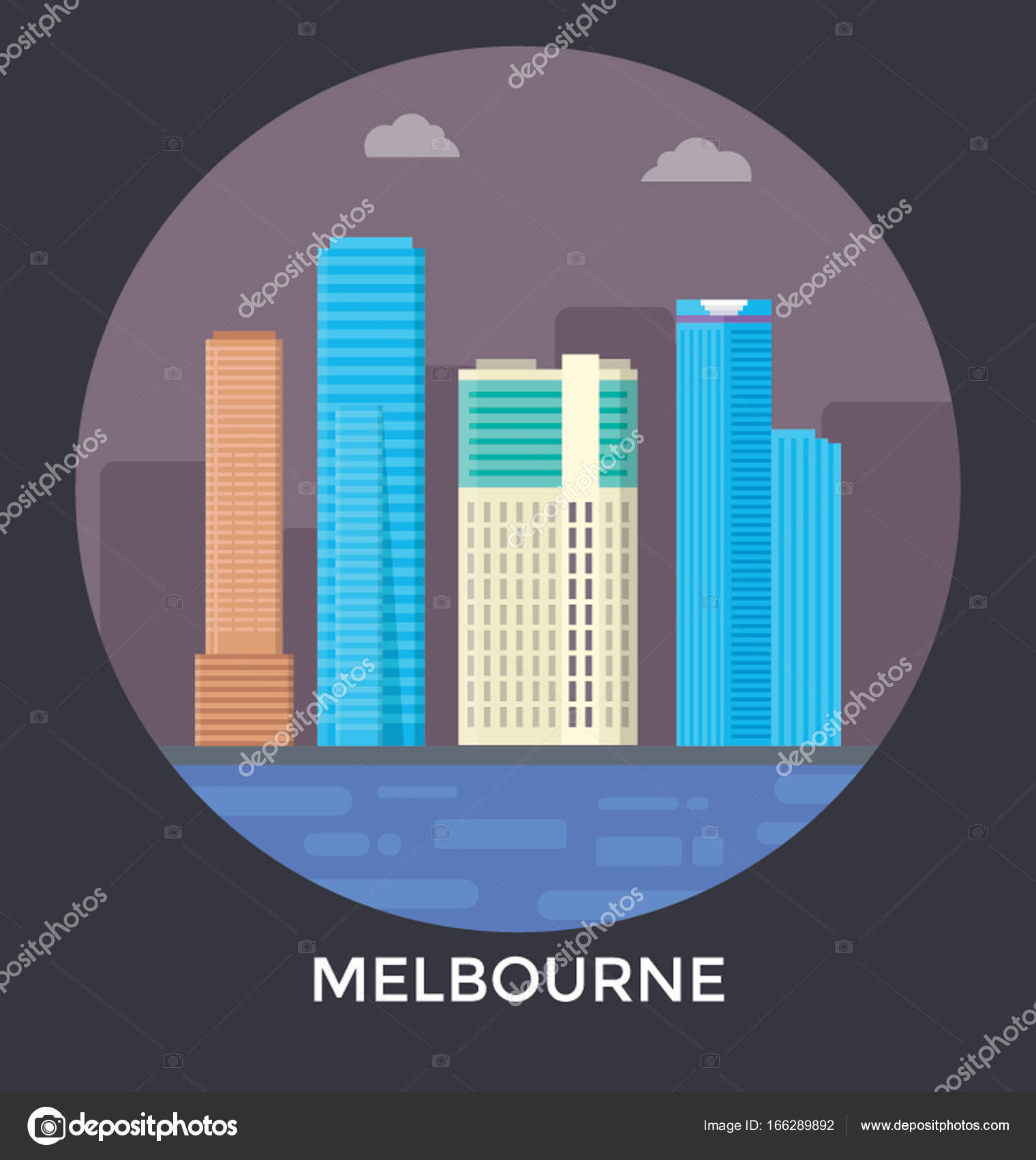 Melbourne, Australia Vector Icon Stock Vector Image by ©creativestall ...