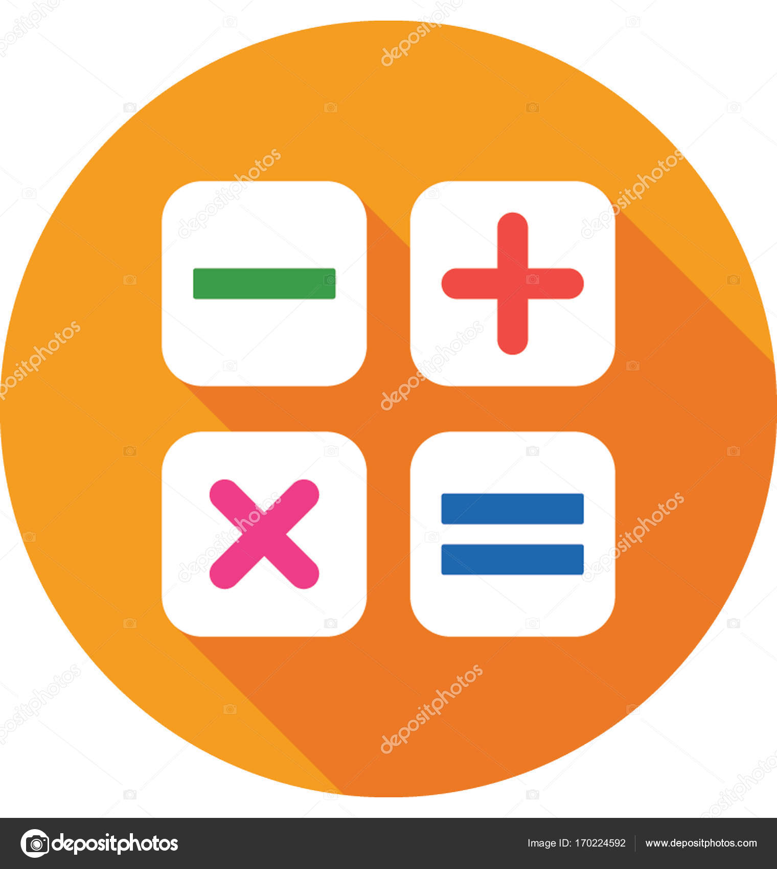 Math Symbols Vector Icon Stock Vector by ©creativestall 170224592