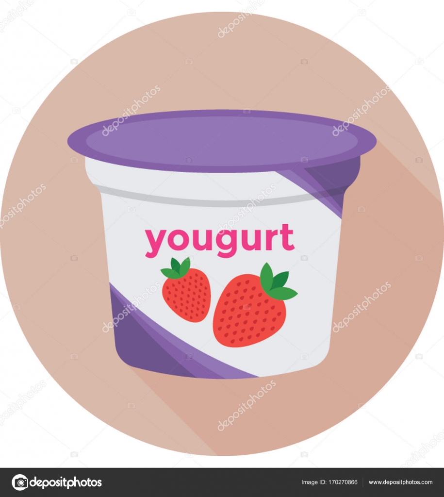 Yogurt Vector Icon Stock Vector Image by ©creativestall #170270866