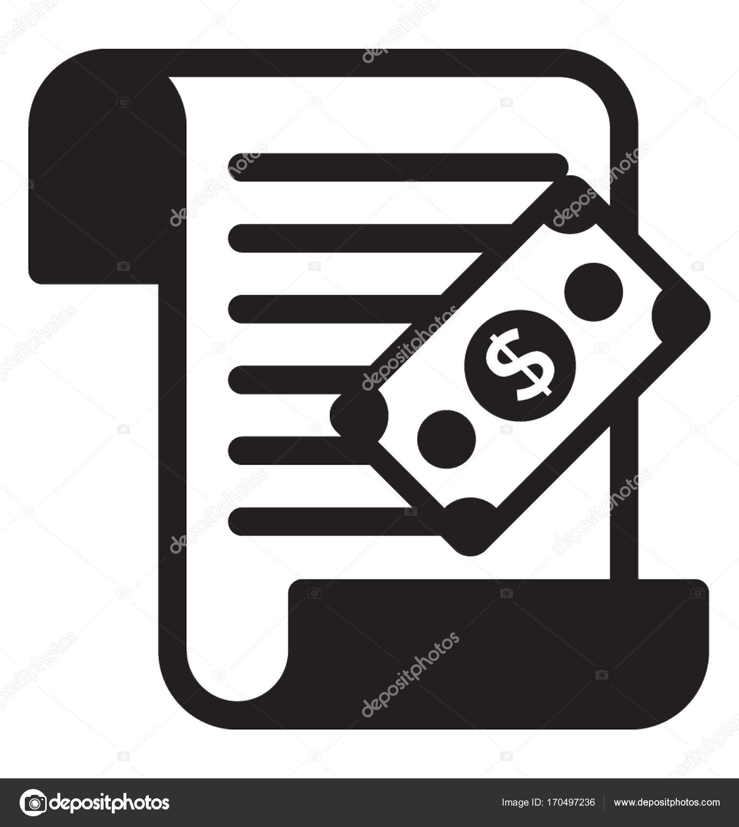 Bank Statement Vector Icon Stock Vector by ©creativestall 170497236