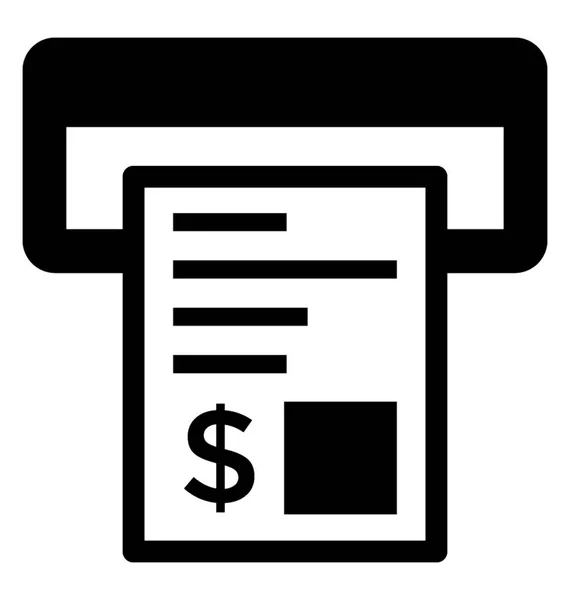 Bank Statement Vector Icon Stock Vector by ©creativestall 170497236