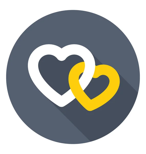 Intertwined hearts Vector Art Stock Images | Depositphotos