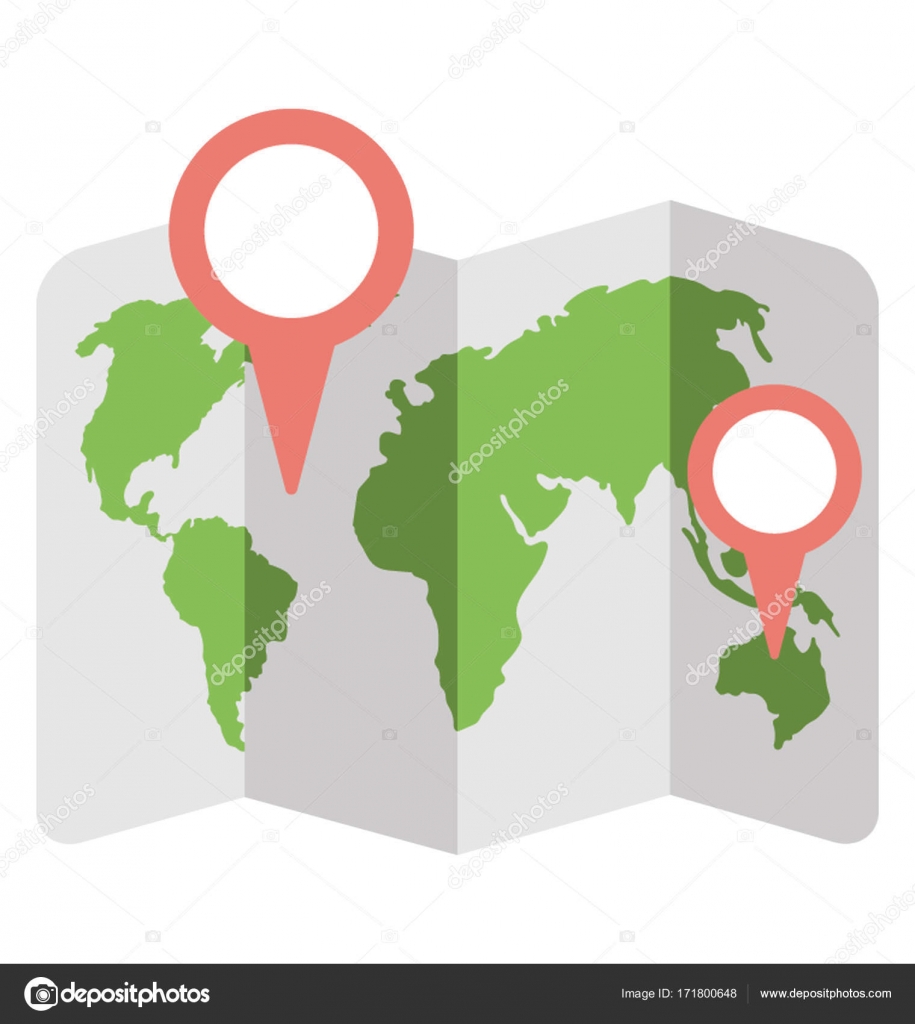 Map Location Vector Icon Stock Vector Image by ©creativestall #171800648