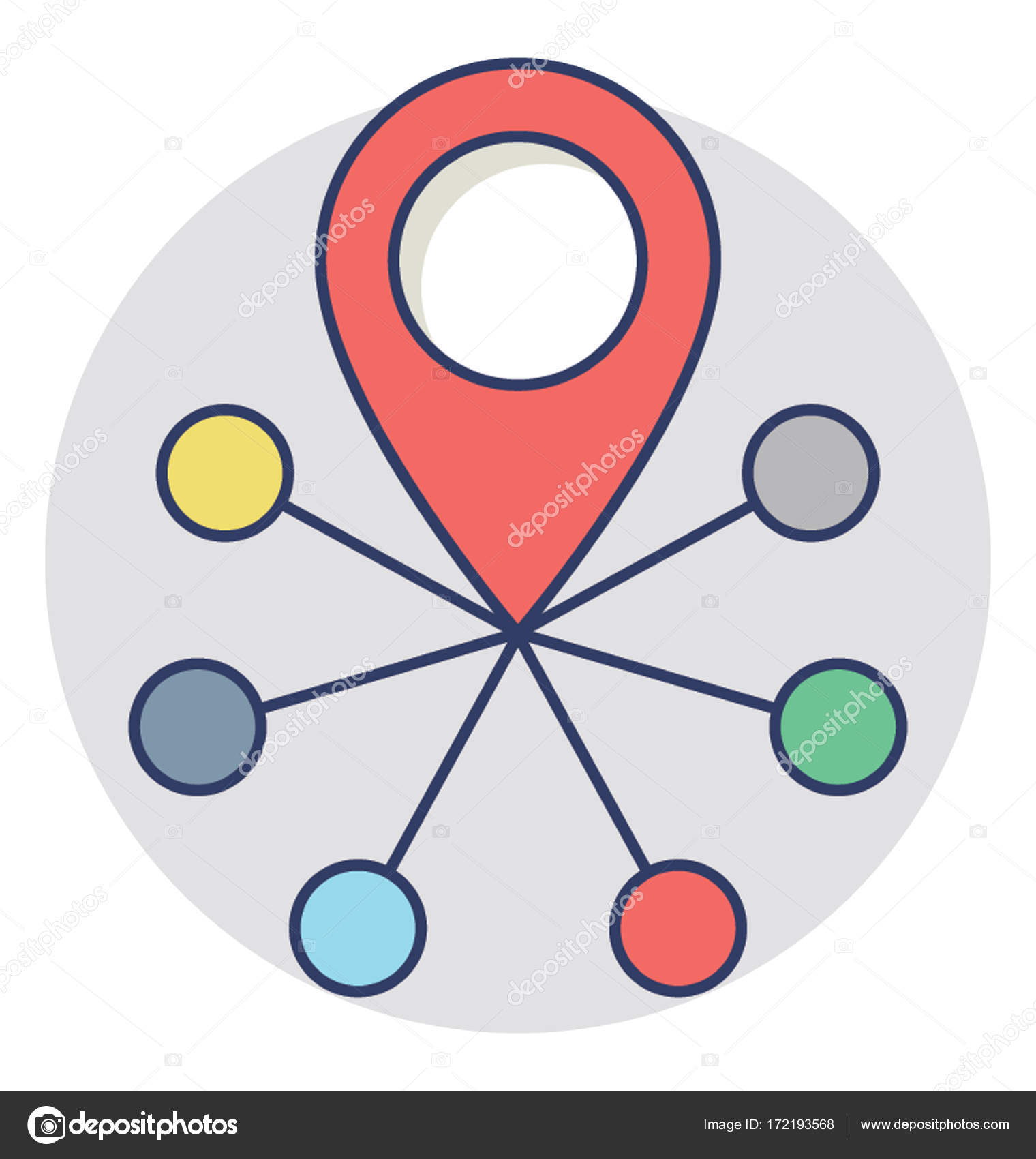 Distribution Icon Vector