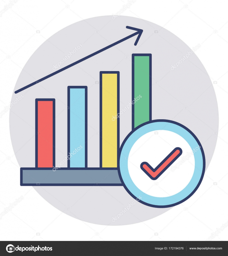 Business Stat Vector Icon — Stock Vector © creativestall #172194376
