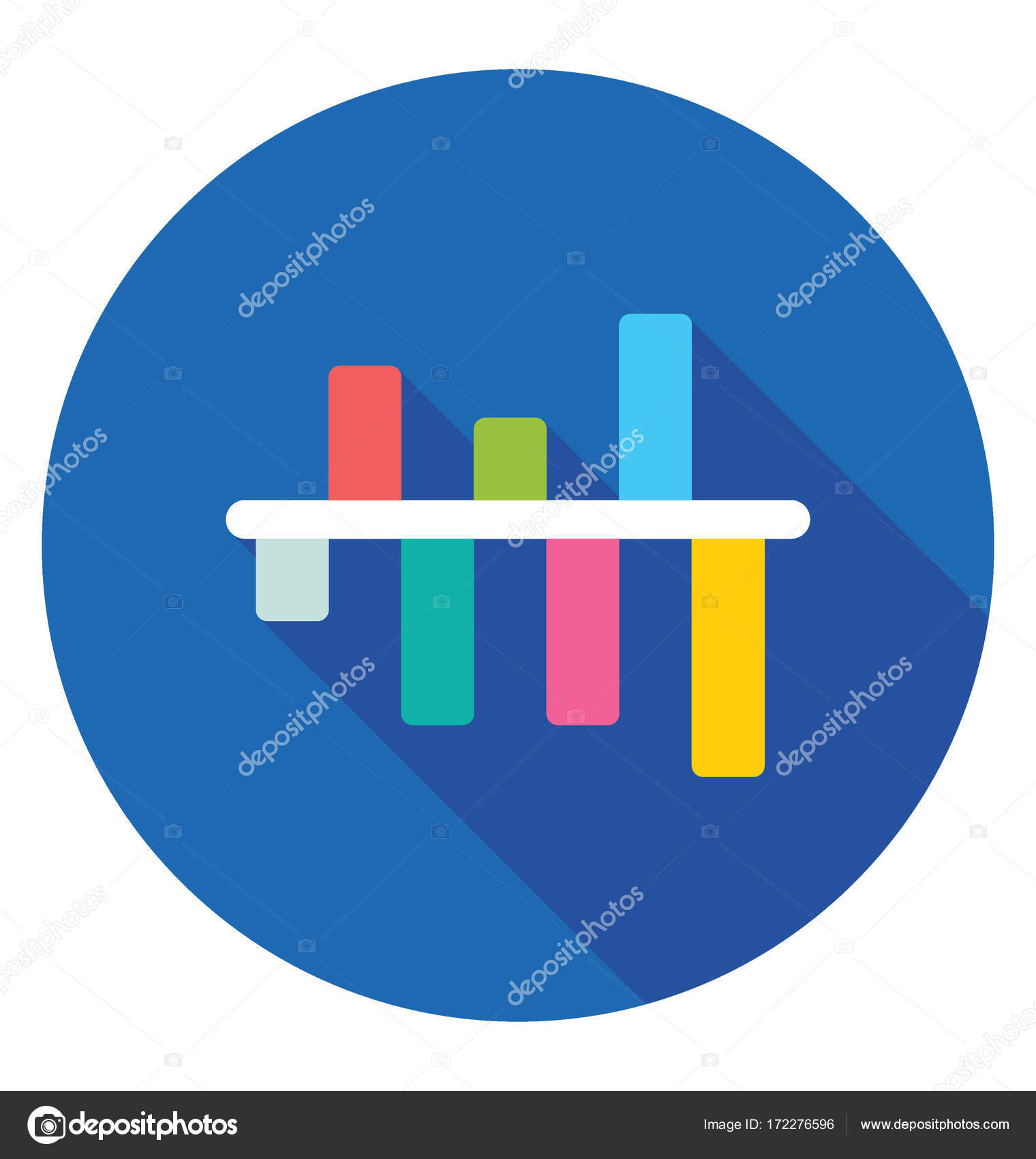 Tornado Bar Chart Vector Icon Stock Vector Image by ©creativestall ...