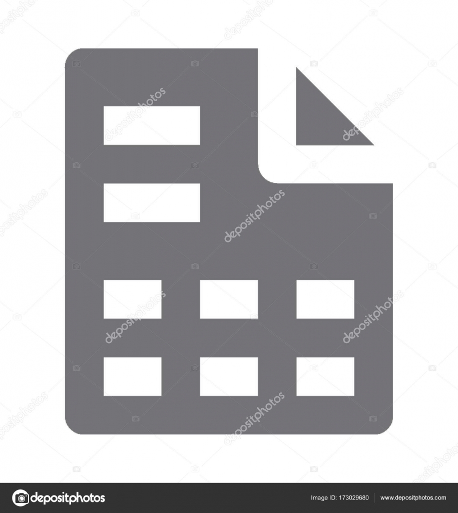 Ficha técnica Vector Icon vetor(es) de stock de ©creativestall 173029680