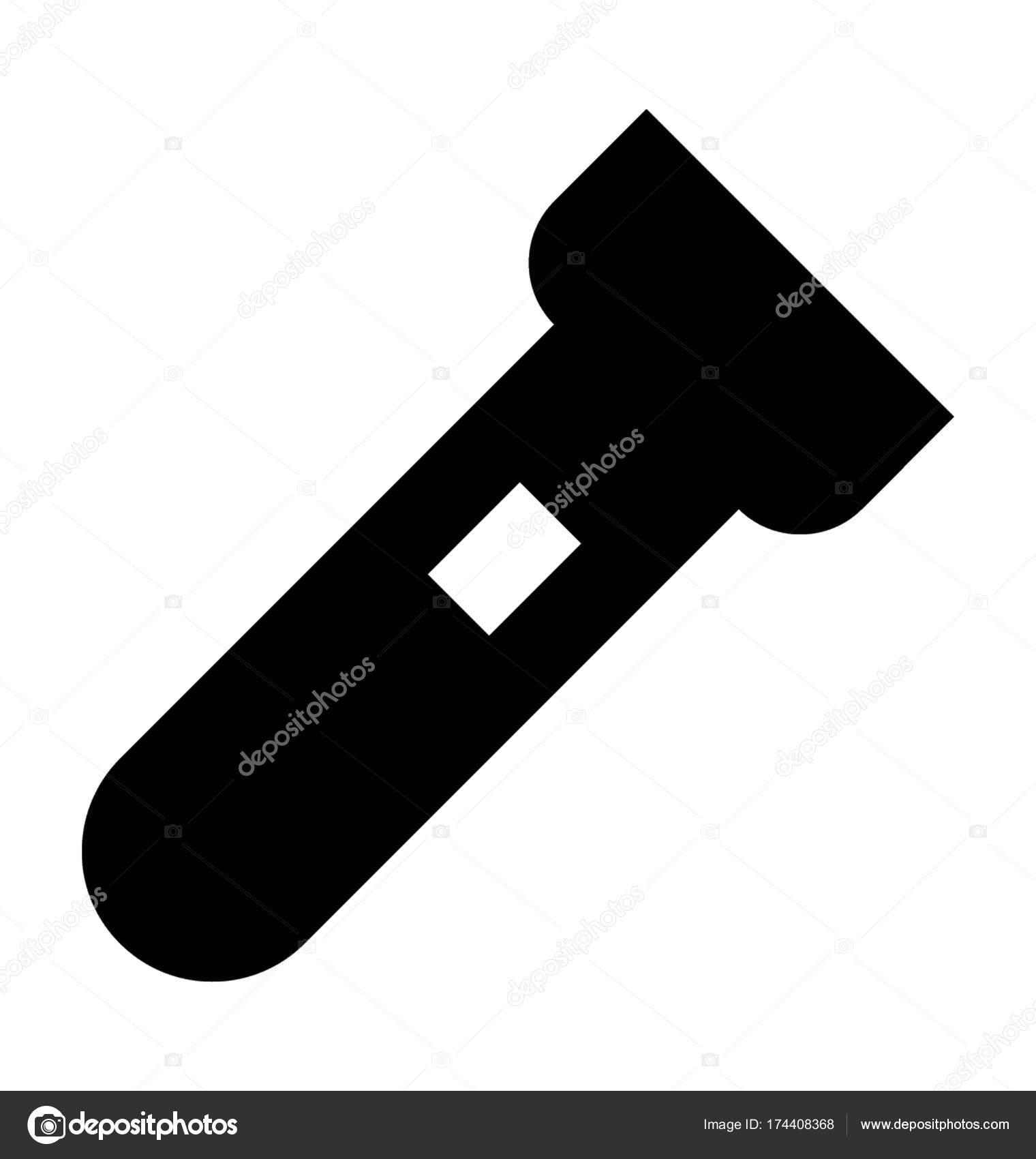 Torch Light Vector Icon Stock Vector by ©creativestall 174408368