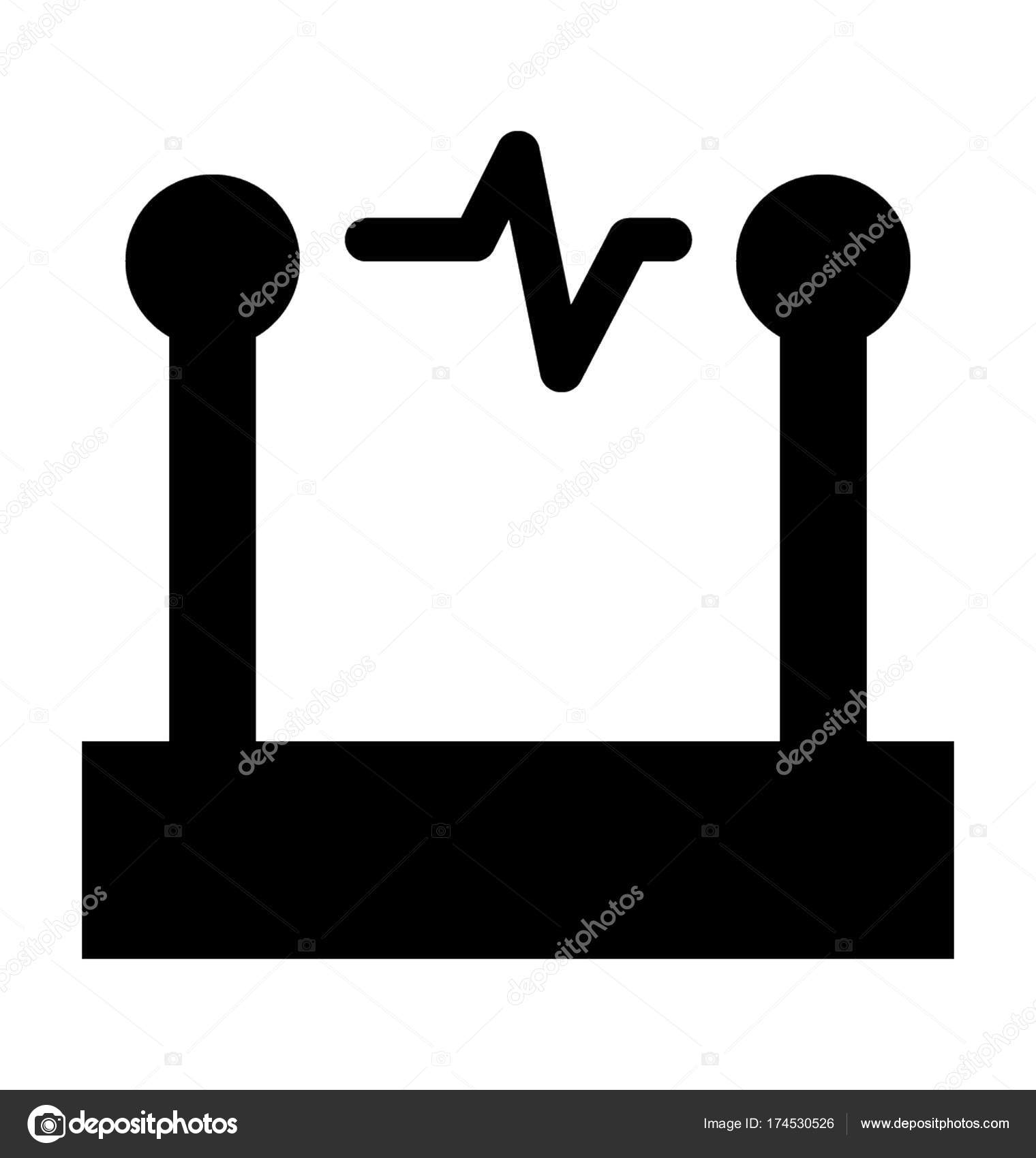 Electrodes Vector Icon Stock Vector by ©creativestall 174530526
