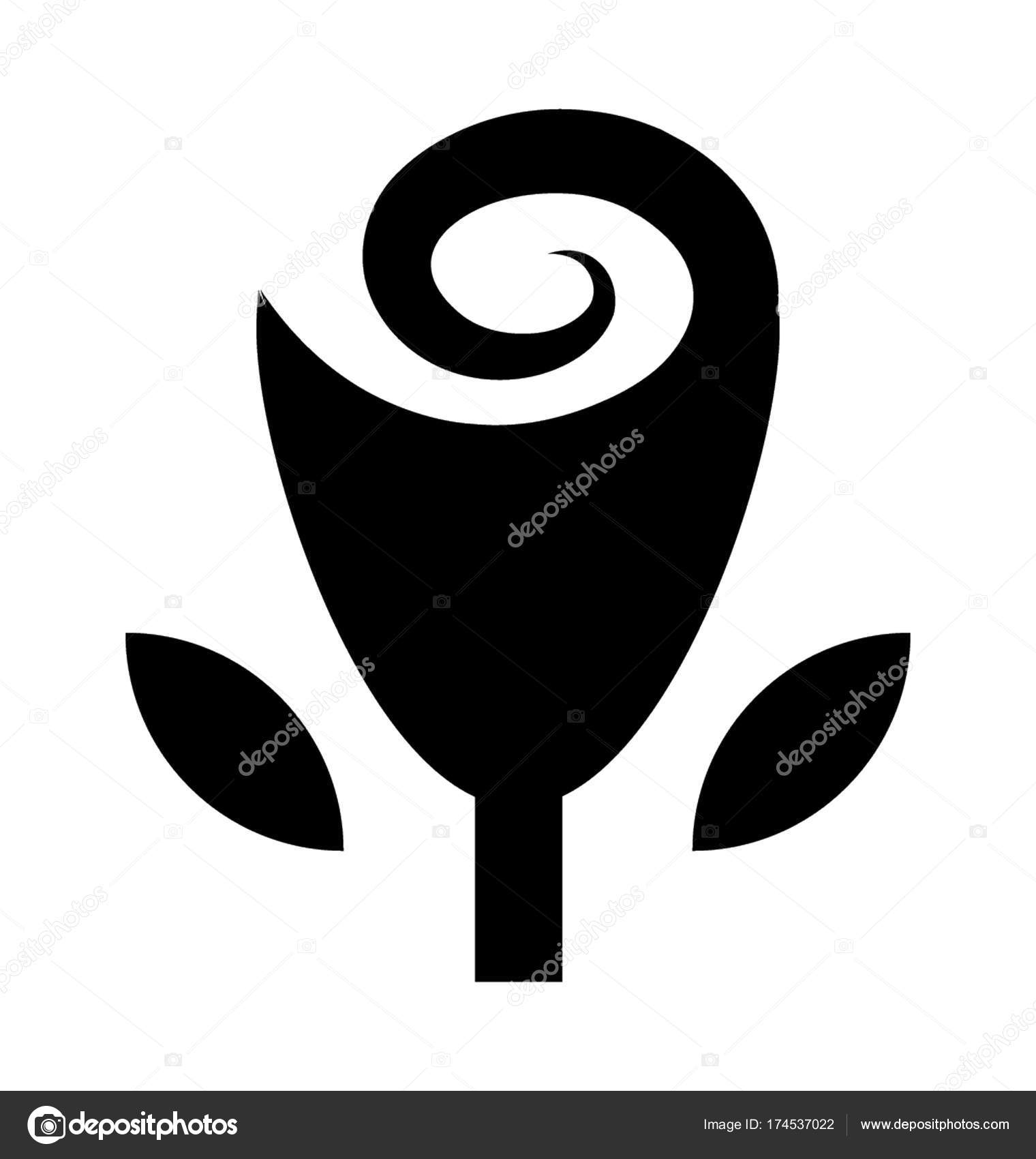 Rosebud Vector Icon Stock Vector Image by ©creativestall #174537022