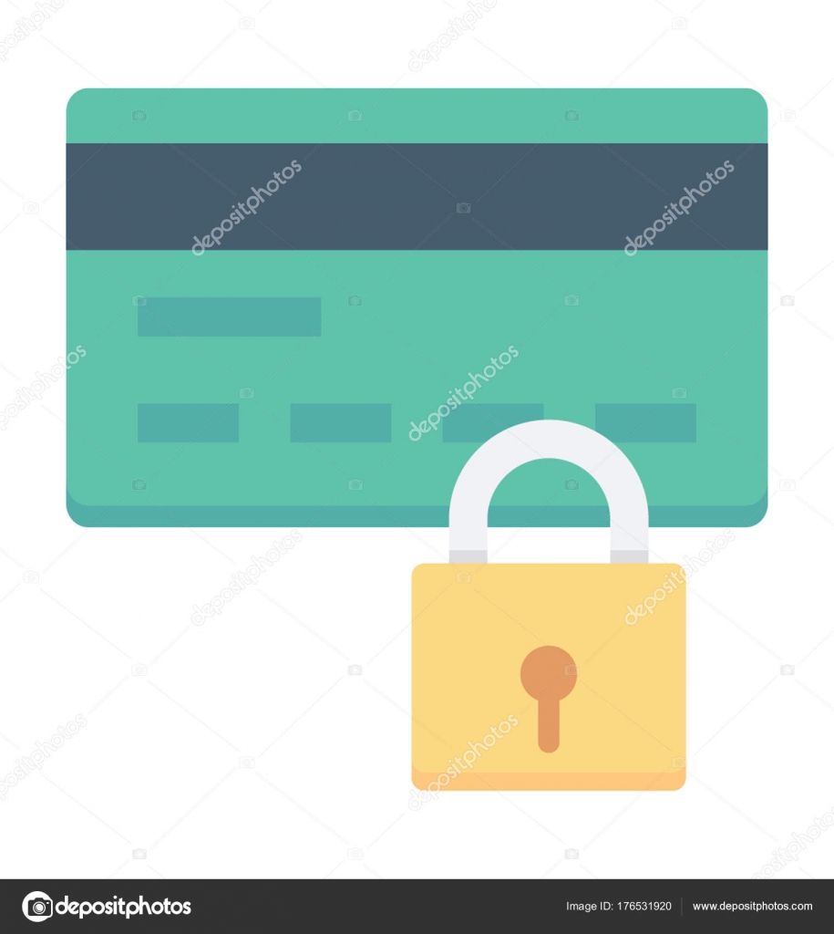 Card Protection Vector Icon Stock Vector Image by ©creativestall #176531920