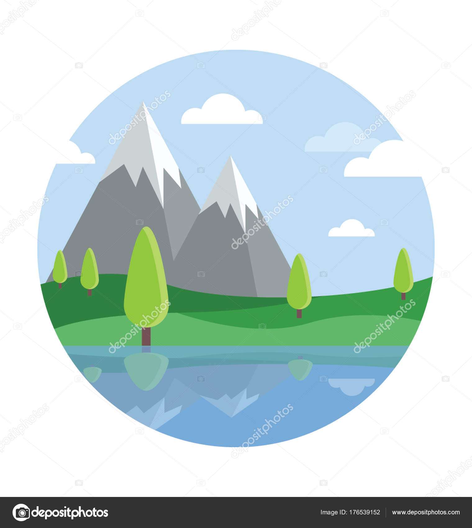 Valley Colored Vector Icon — Stock Vector © creativestall #176539152