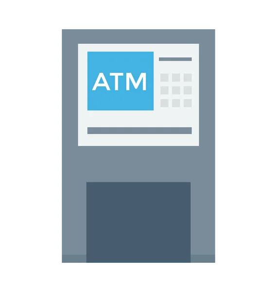 ATM Machine Vector Icon Stock Vector by ©creativestall 172726902