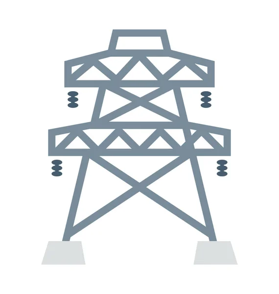 Electric Pylon Vector Icon Stock Vector Image by ©creativestall #179828880